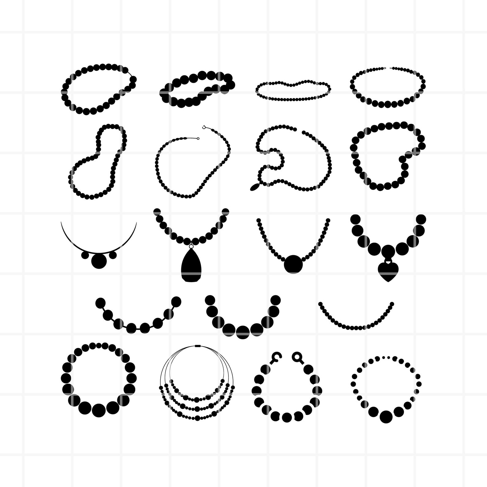 Pearls SVG. Pearls Png. Pearls Cut File. Pearls Clipart. Pearls Cricut ...
