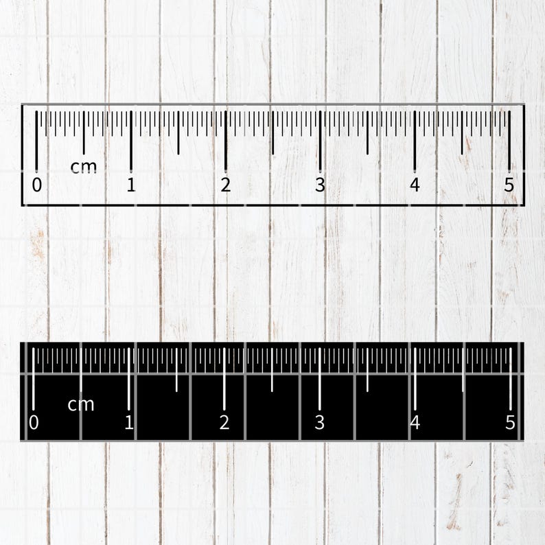 Règle SVG. Clipart de règle. Règle cricut. Fichier coupé à la règle ...