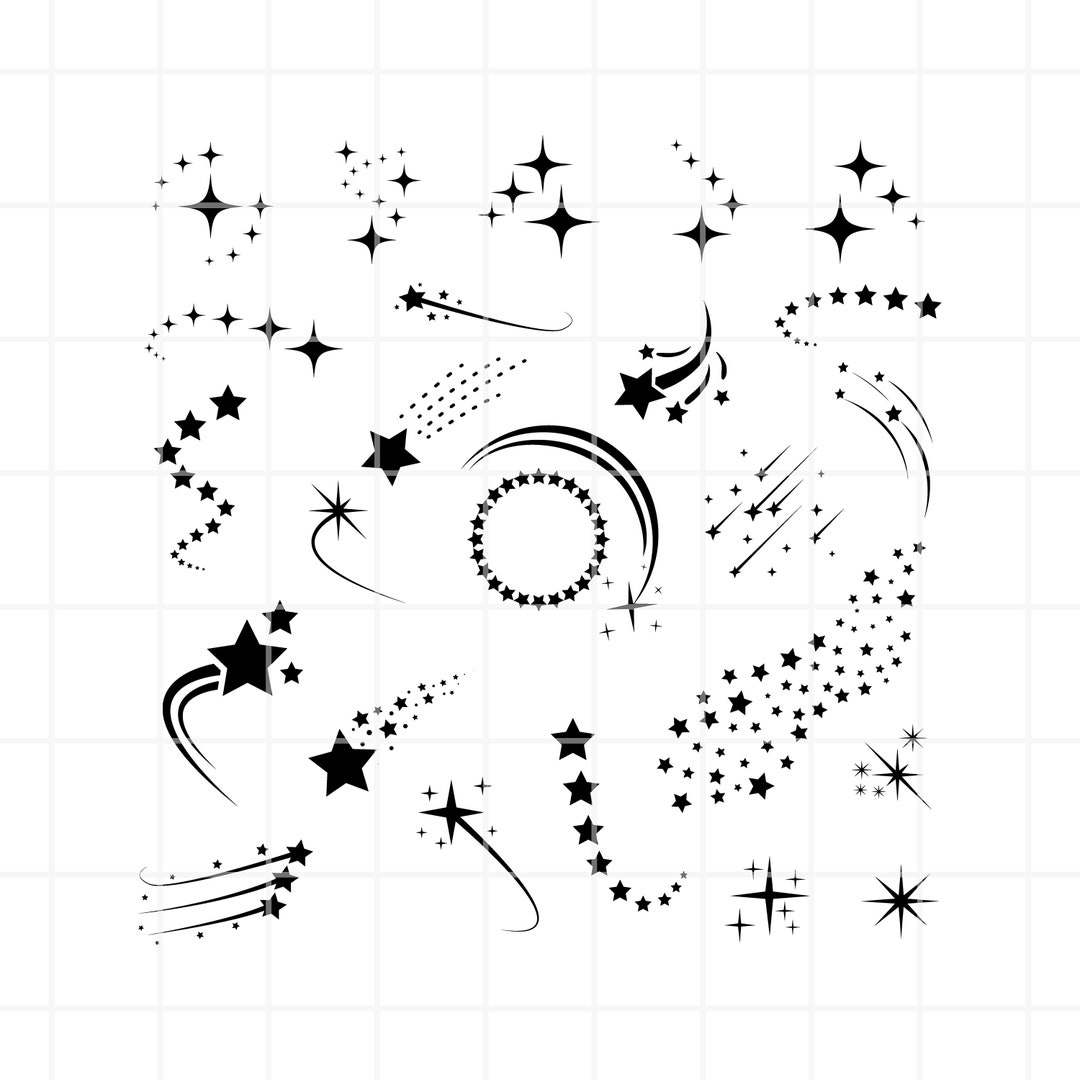 Star Svg. Star Png. Star Clipart. Star Cut File. Night Sky Svg. Galaxy ...