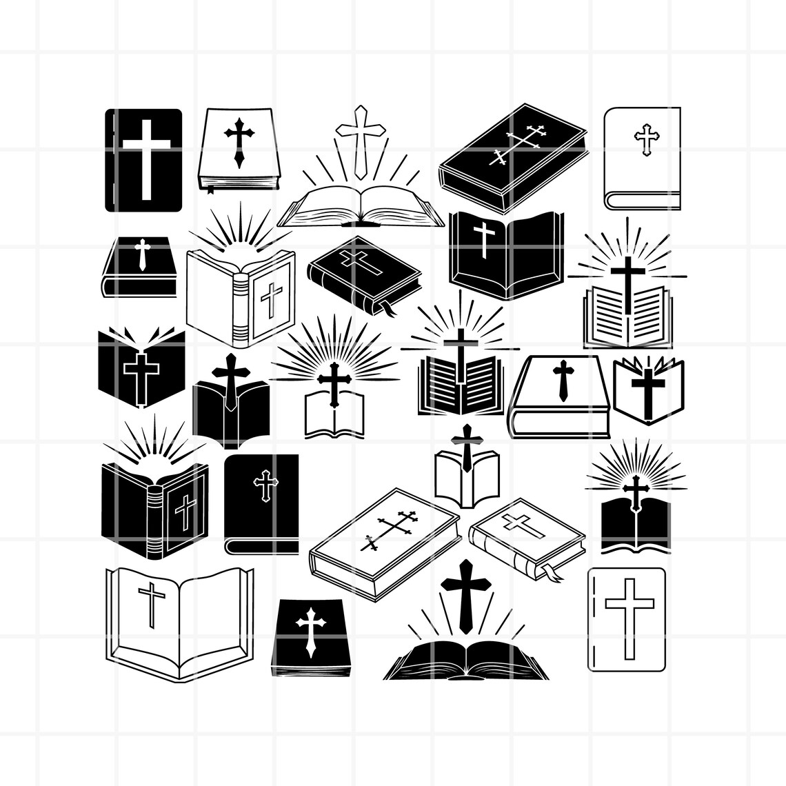 Bible SVG. Bible Png. Bible Cut File. Bible Clipart. Bible Cutting Set ...