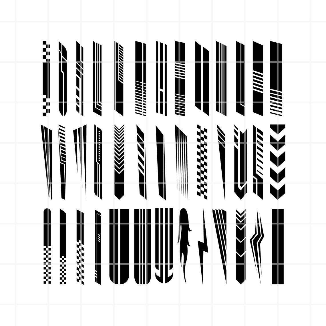 Hood Rally Racing Stripes SVG. Racing Car Sticker Png. Rally Racing ...
