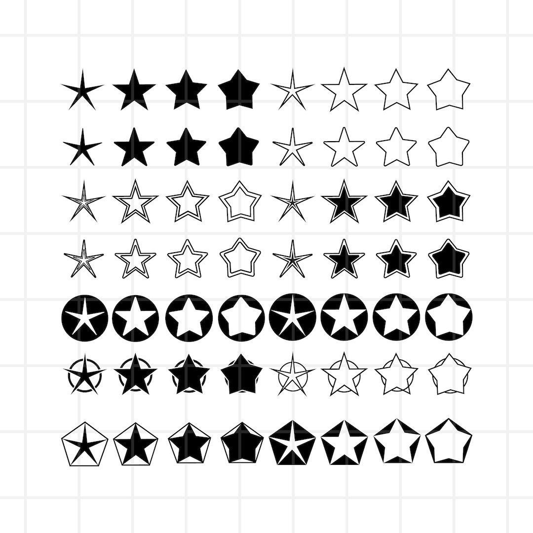 Stella SVG. Clipart stellare. Stelle SVG. Star download digitale svg ...