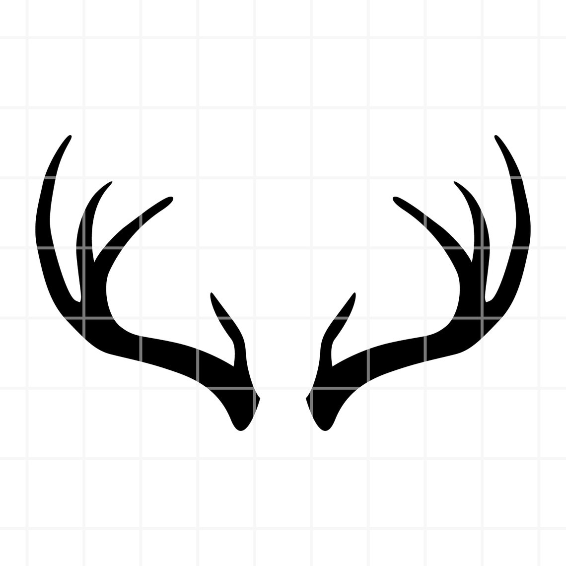 Deer Antlers Svg Deer Antlers Clipart Deer Antlers Cut File Deer