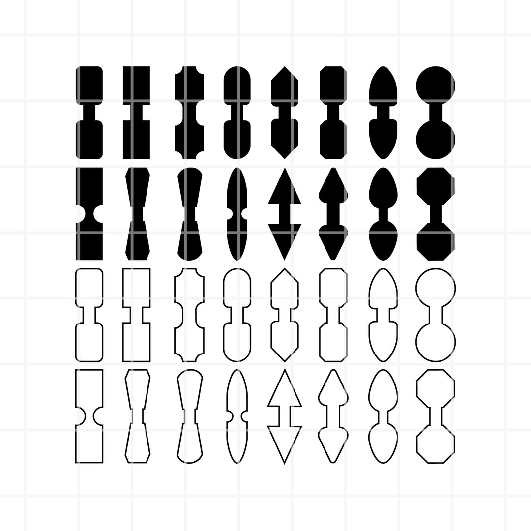 Strap Connector Tab SVG. Bag Strap Anchors SVG. Webbing Bag Connectors ...