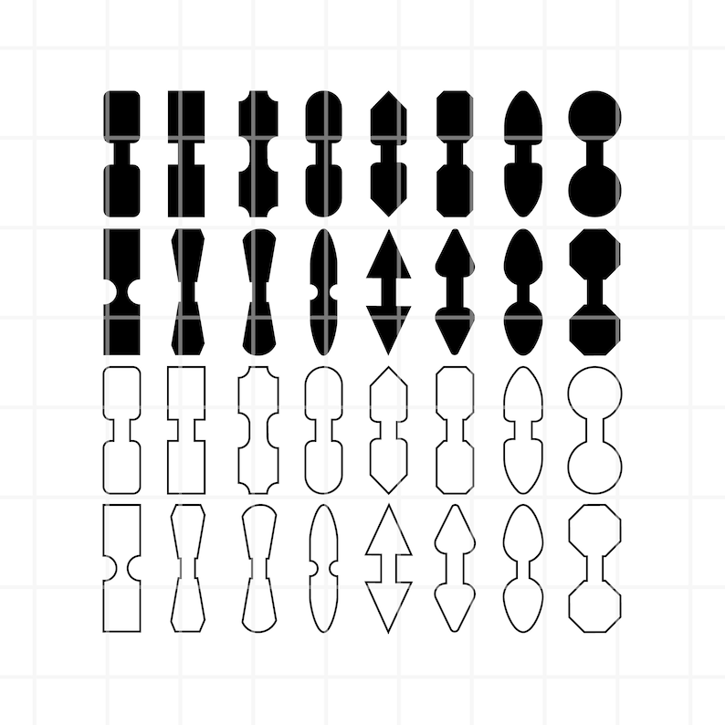 Strap Connector Tab SVG. Bag Strap Anchors SVG. Webbing Bag Connectors ...