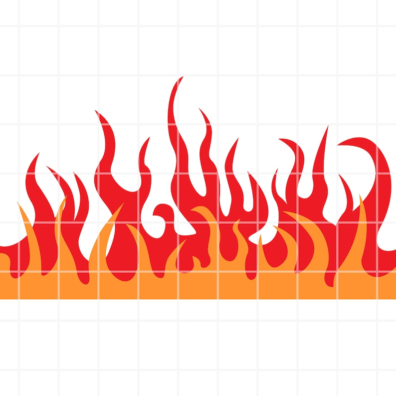 Flames SVG. Flames Png. Flames Cut File. Flames Clipart. Flame Svg ...