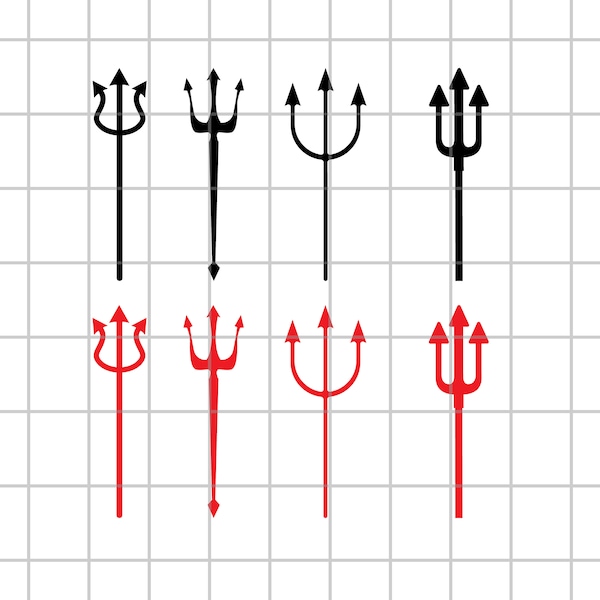 Devil Pitchfork Svg - Etsy