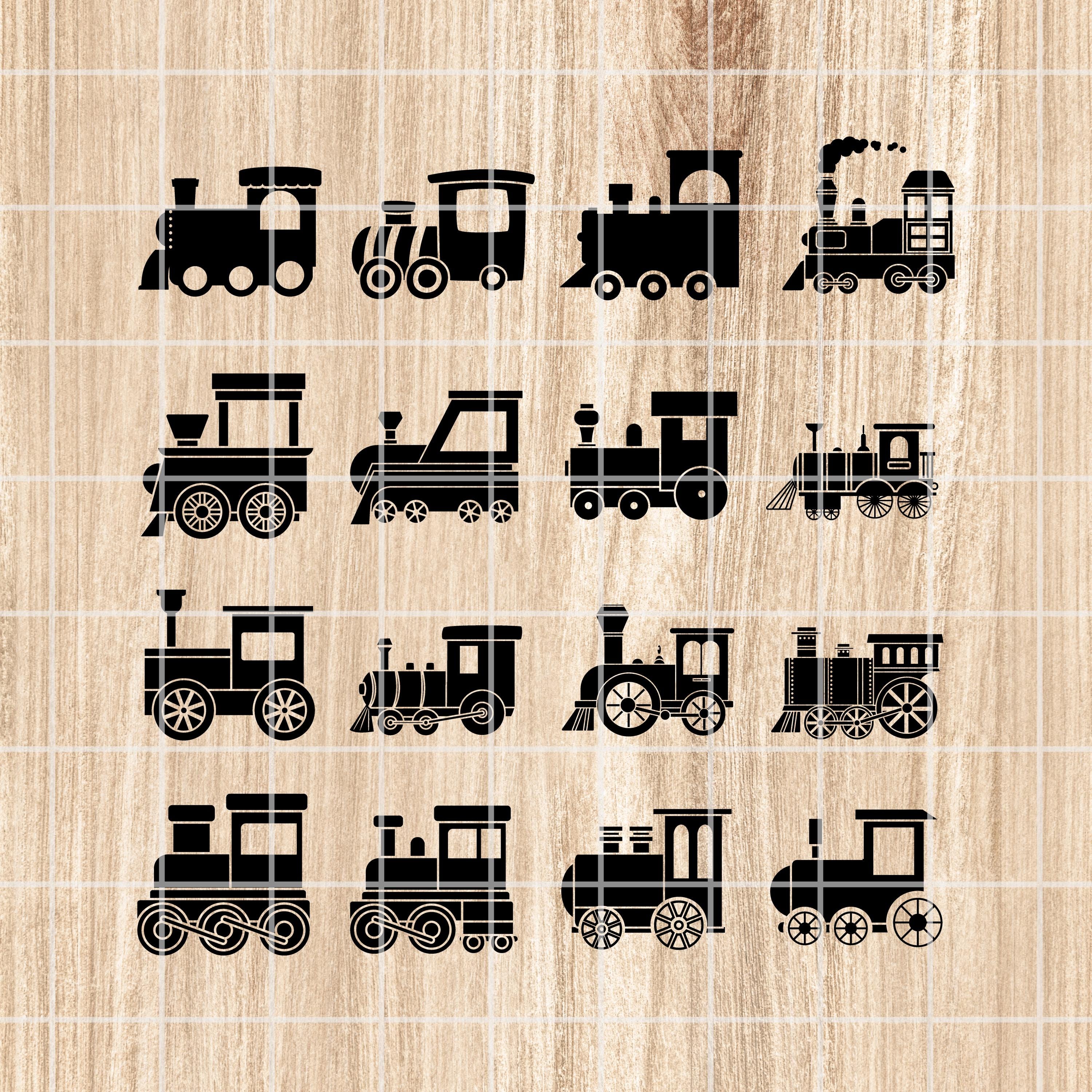 Train SVG Bundle, Choo Choo Cut Files (digital Download) - Etsy