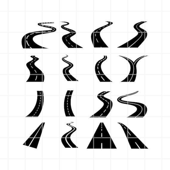 Road Svg. Road Png. Road Clipart. Road Cut File. Road Cricut. - Etsy