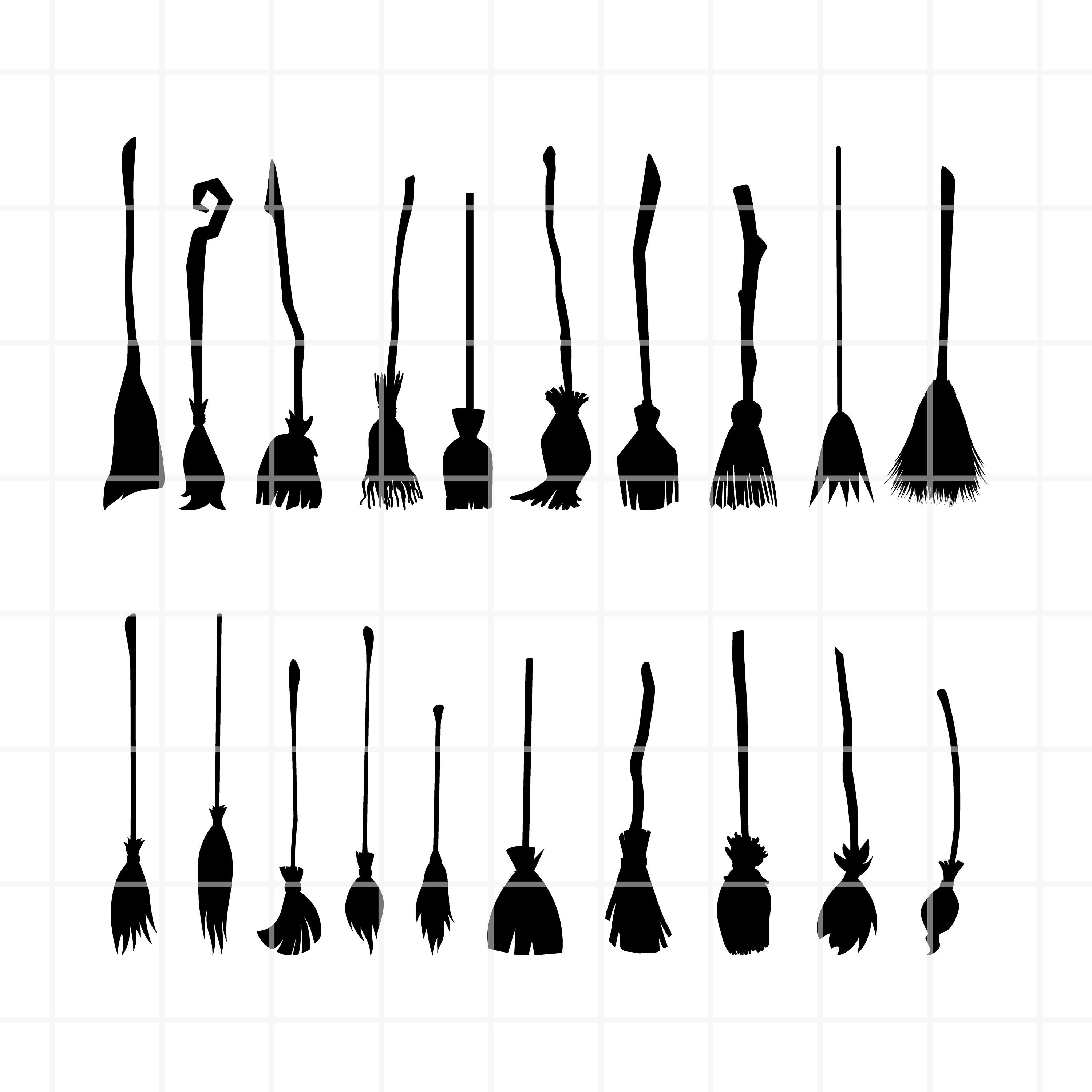 Witches Brooms SVG. Witches Brooms Png. Witches Brooms Cut File. Witches Brooms Clipart. Witches ...