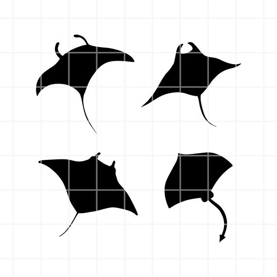 Stingray SVG. Stingray Png. Sea Life Svg. Stingray Clipart. - Etsy