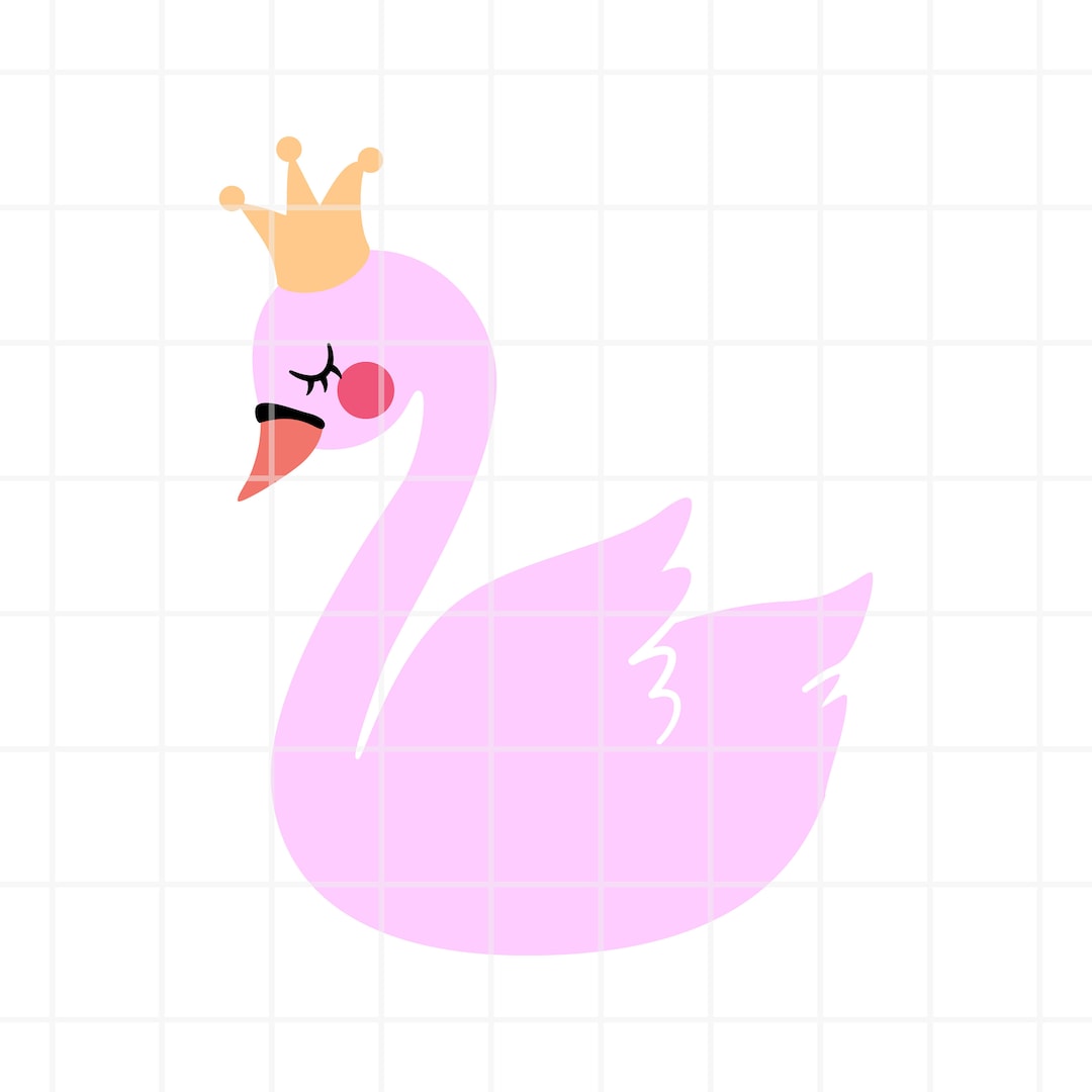 Swan Princess SVG. Swan SVG. Swan Princess Cut File. Swan Princess ...