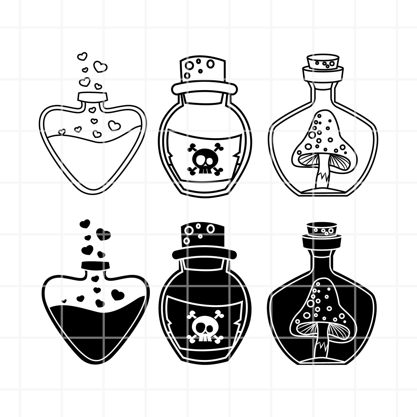 Potion SVG. Poison Cut File. Potion Png. Potion Clipart. Poison Svg ...