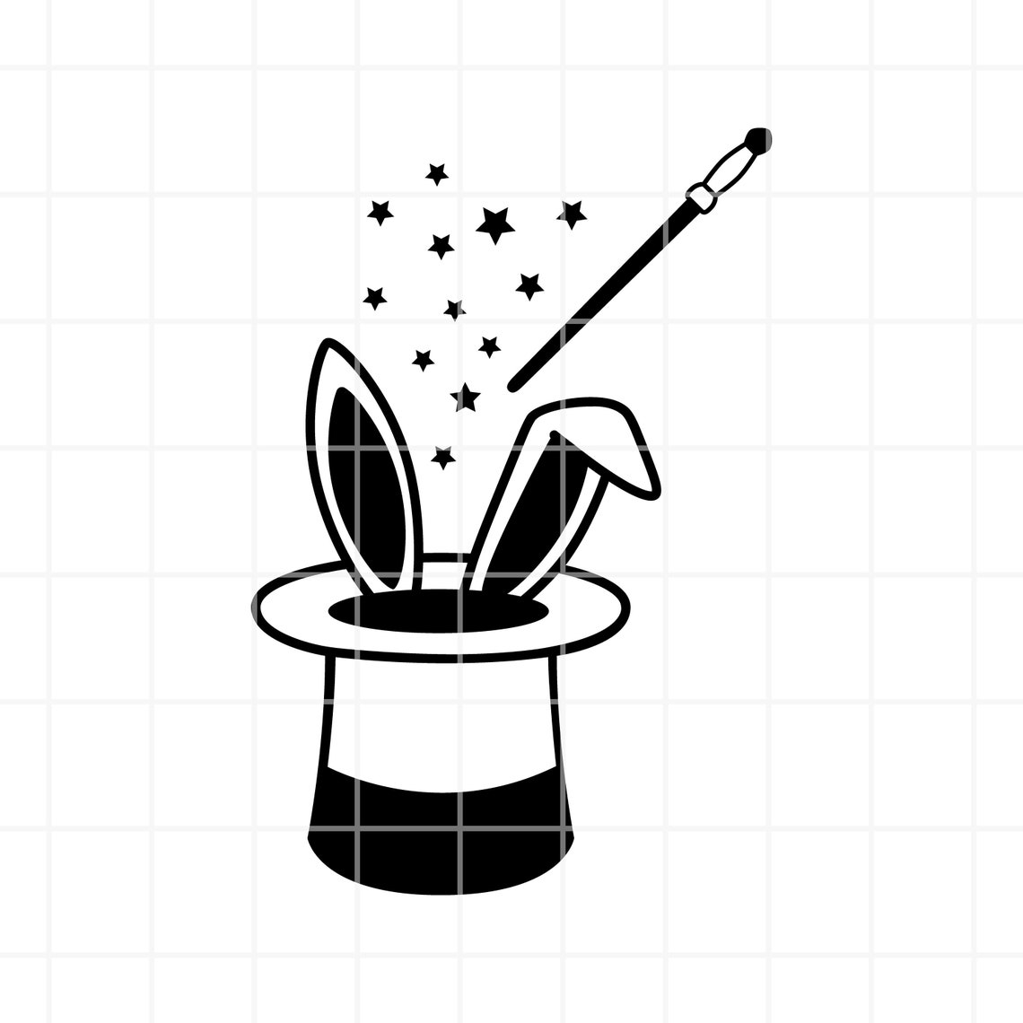 Magic Hat Svg Magic Hat Png Magic Hat Cut File Magic Hat Clipart Magic Hat Cricut Magic Hat