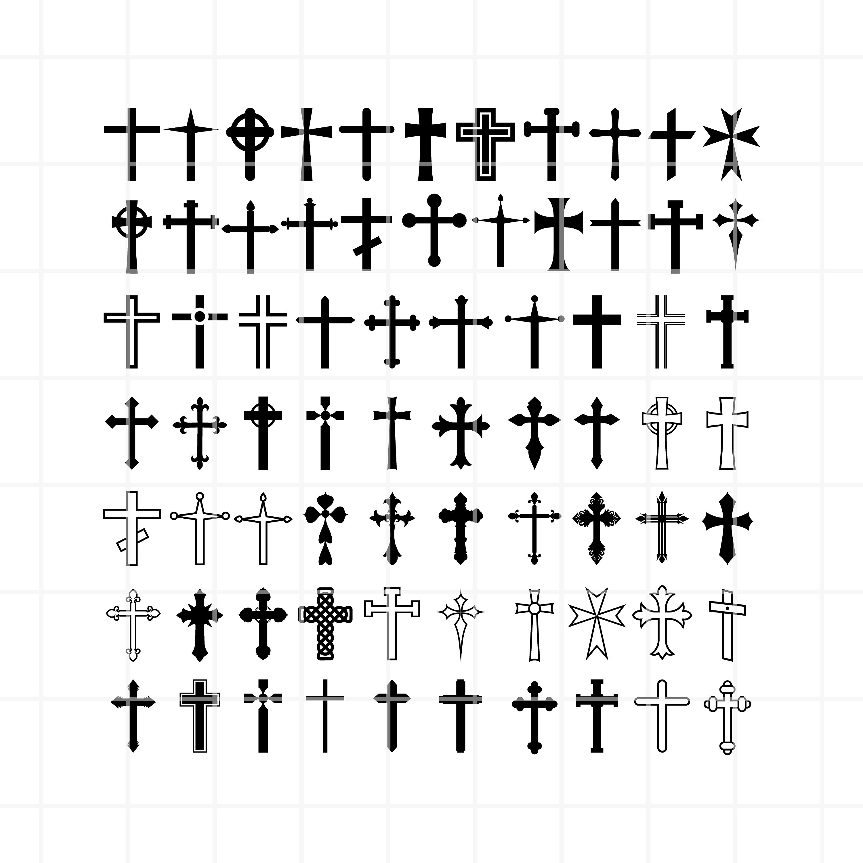 Cross SVG. 72 Cross SVG Bundle. Cross Png. Cross Clipart. Cross Cut ...