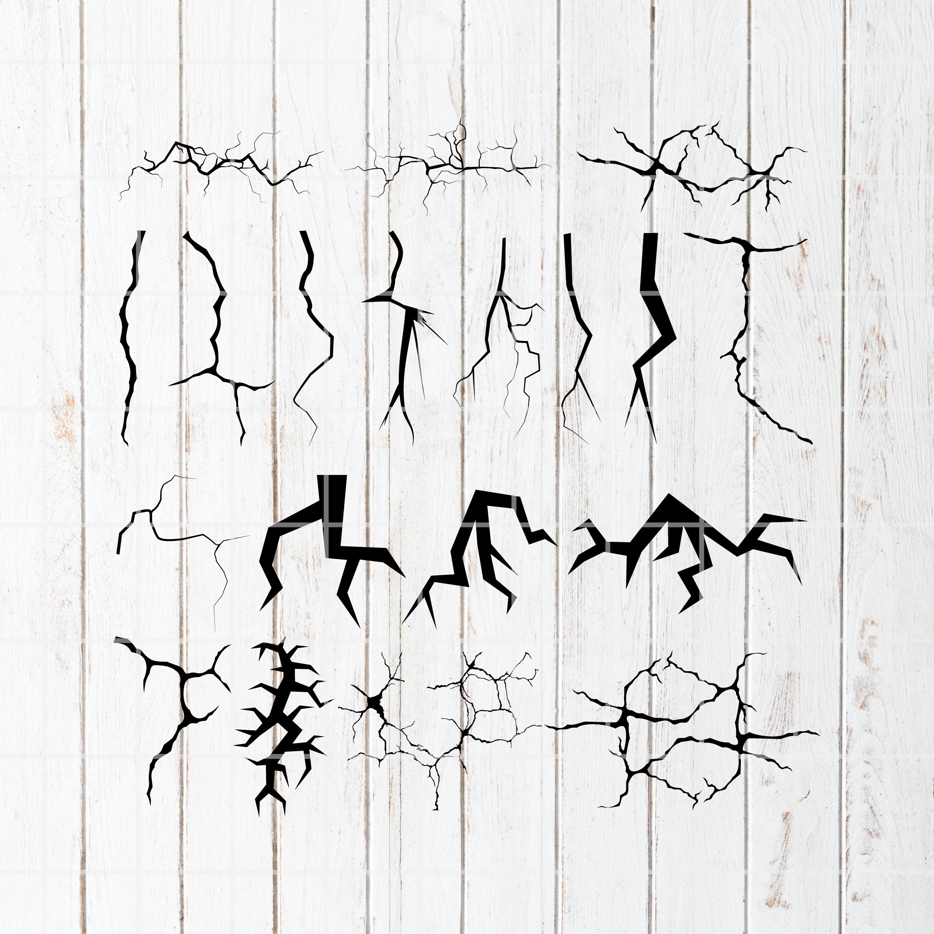 Cracks SVG. Cracks Png. Cracks Cut File. Cracks Clipart. Cracks Cutting ...
