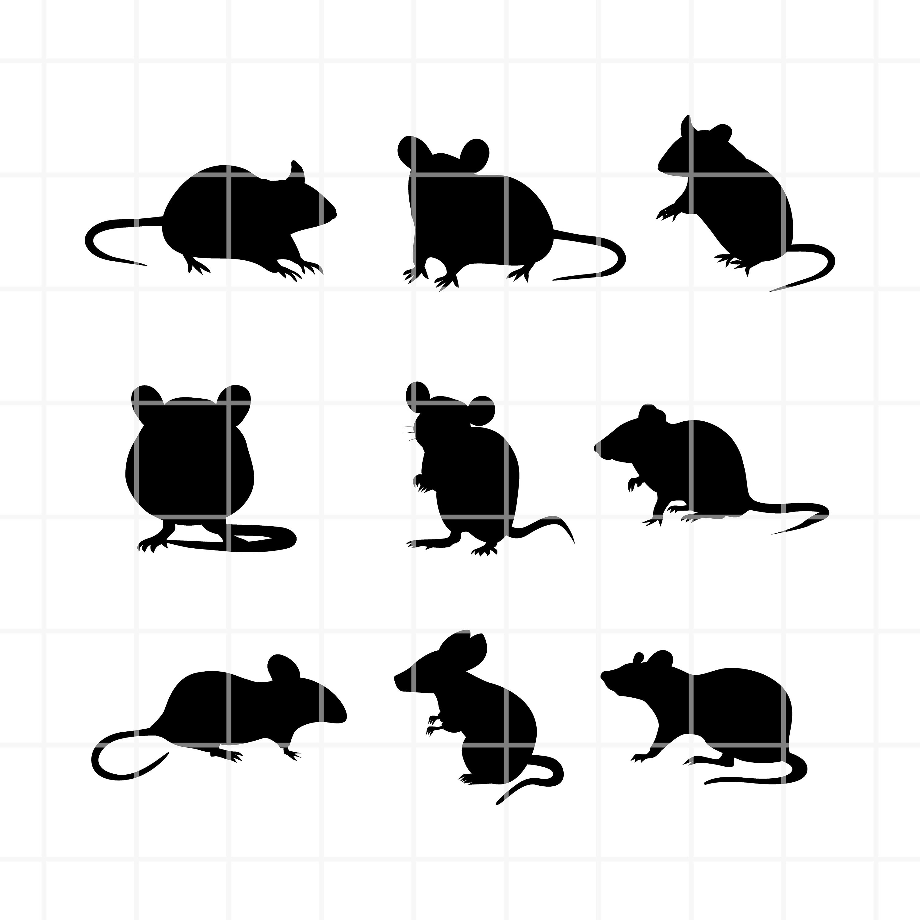 Rat SVG. Rat Png. Rat Cut File. Rat Clipart. Rat Cutting Set. Rat ...