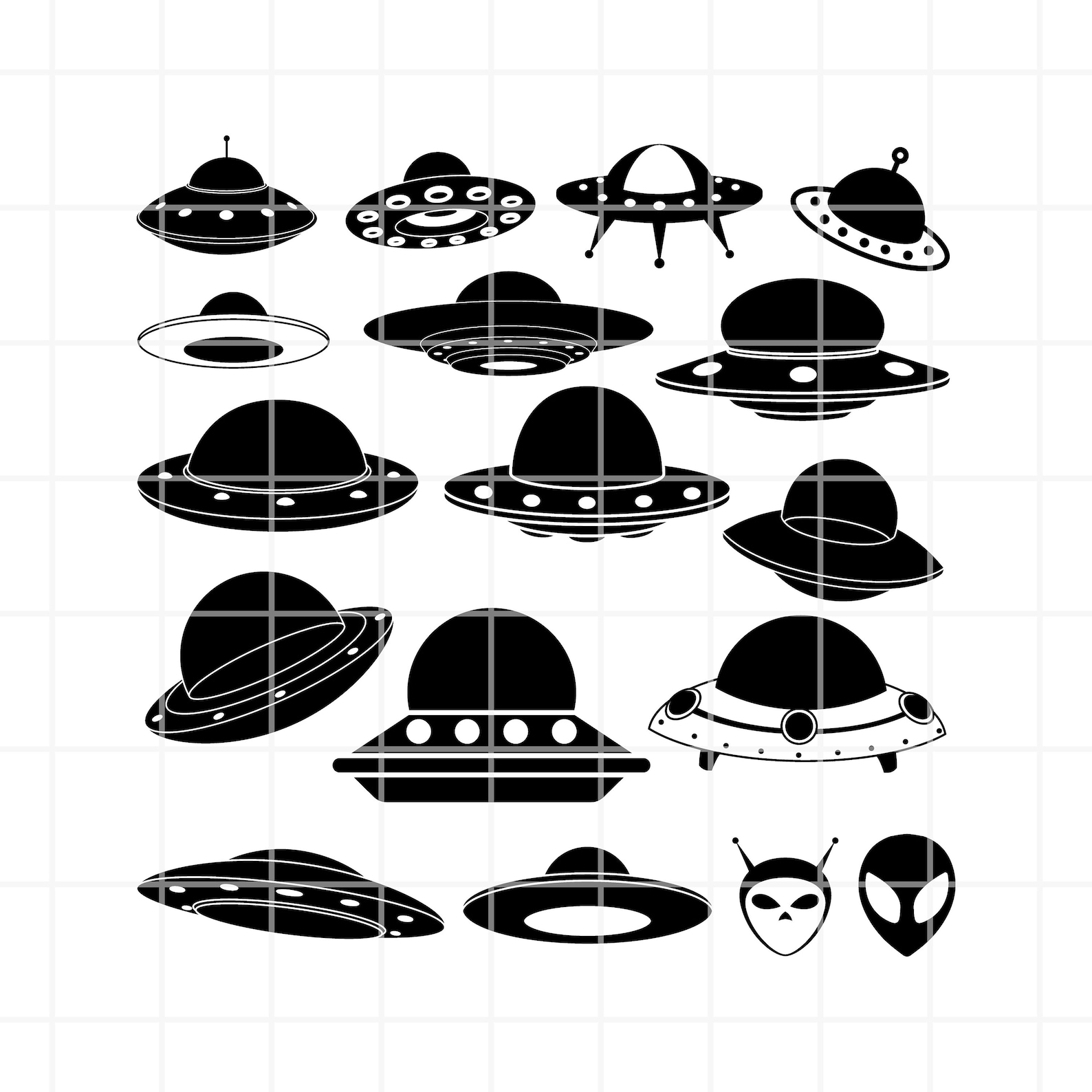 UFO SVG. Ufo Png. Ufo Clipart. Ufo Cut File. Ufo Cricut. Ufo Citting ...
