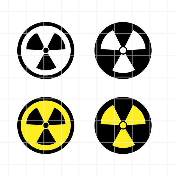 Radiation SVG File. Radiation Cut Files. Radiation Clip Art. - Etsy