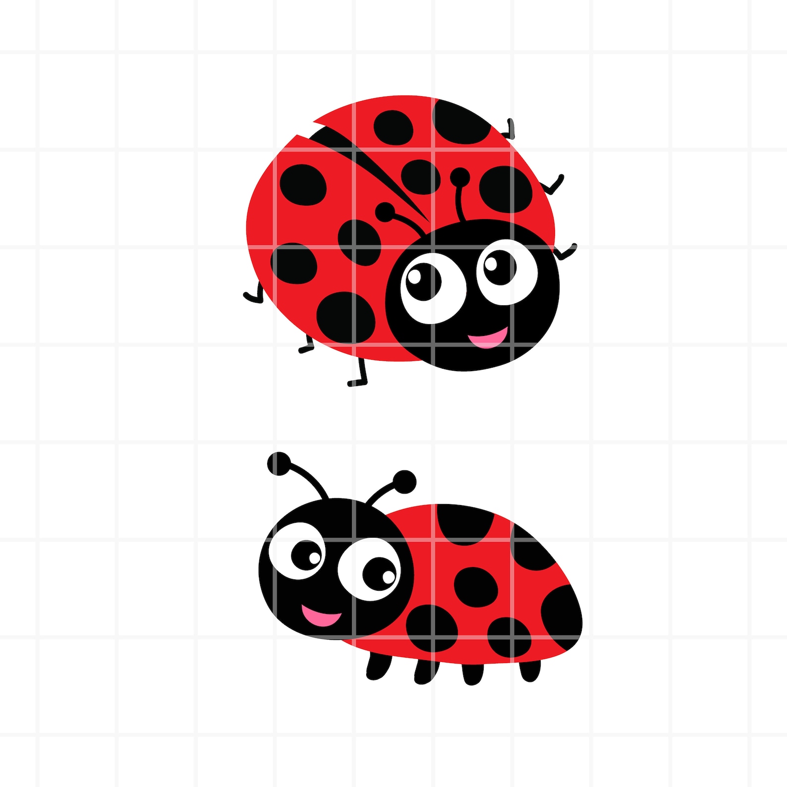 Funny Ladybug SVG. Ladybug SVG. Lady Bug Svg. Cute Ladybug Svg. Cut ...