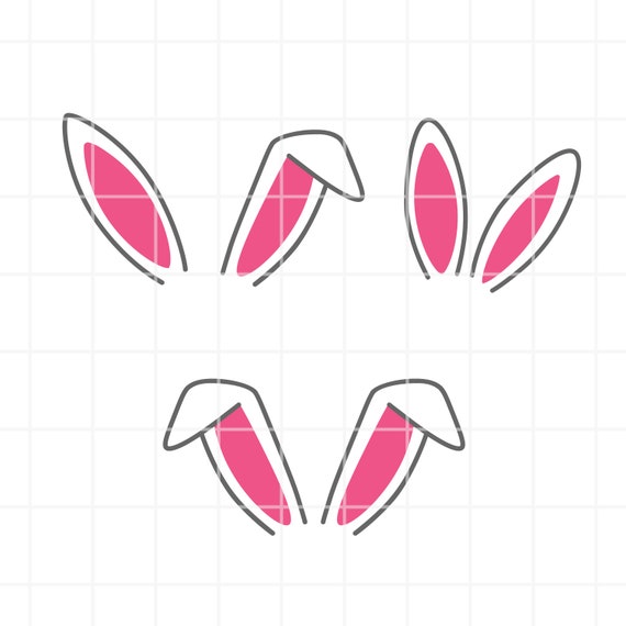 Bunny Ears svg. Bunny Ears cut file. Bunny Ears clipart. Bunny | Etsy