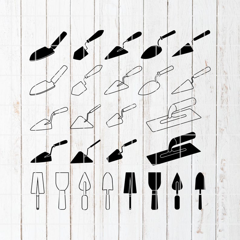 Trowel SVG. Trowel Png. Trowel Clipart. Trowel Cut File. Trowel Cricut ...