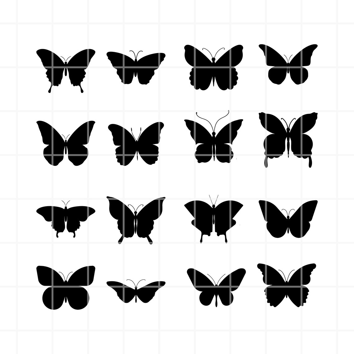 Butterfly SVG Bundle: Clipart, Cut File, Vector (digital Download) - Etsy