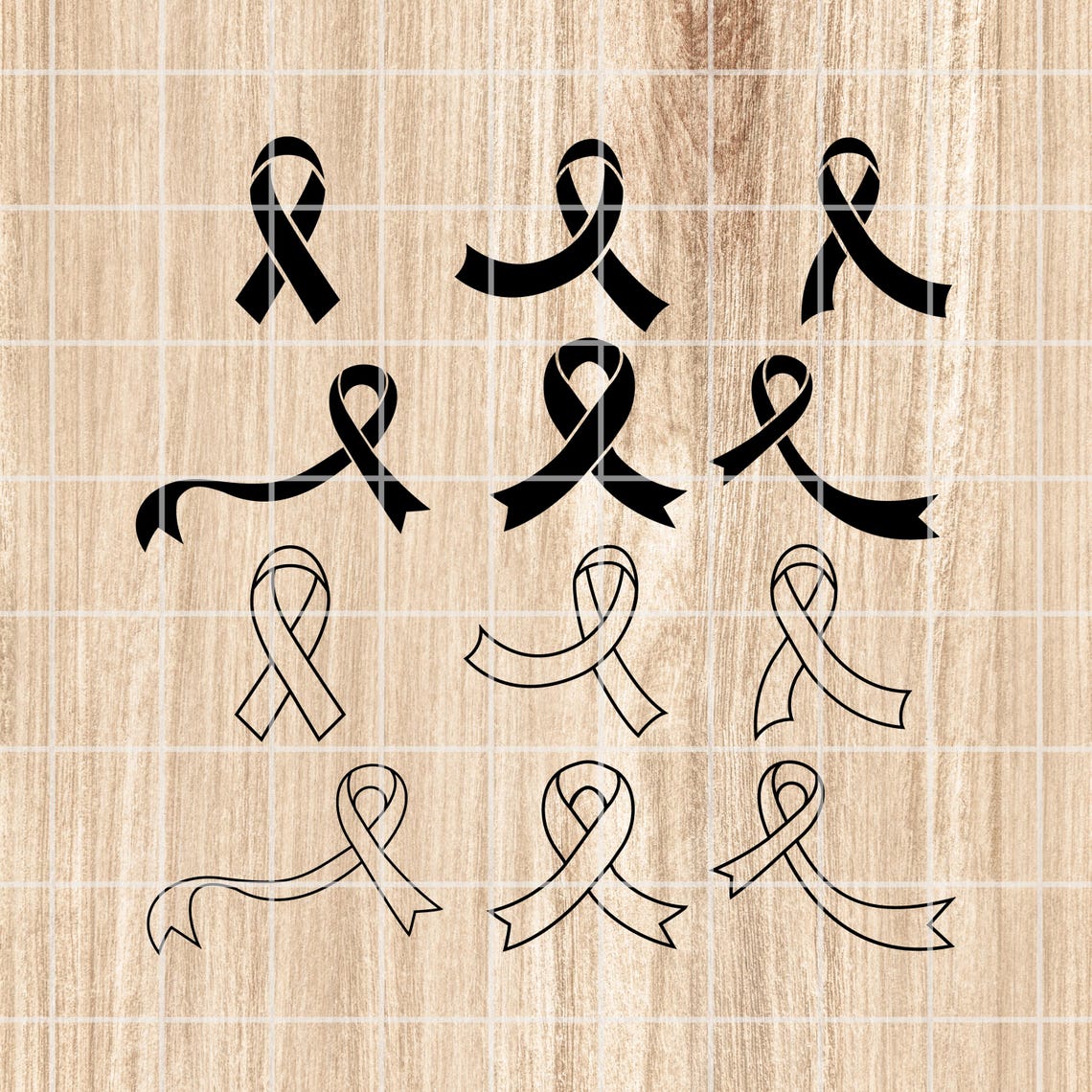 Awareness Ribbon SVG, Breast Cancer SVG, Cancer Ribbon SVG, Survivor ...