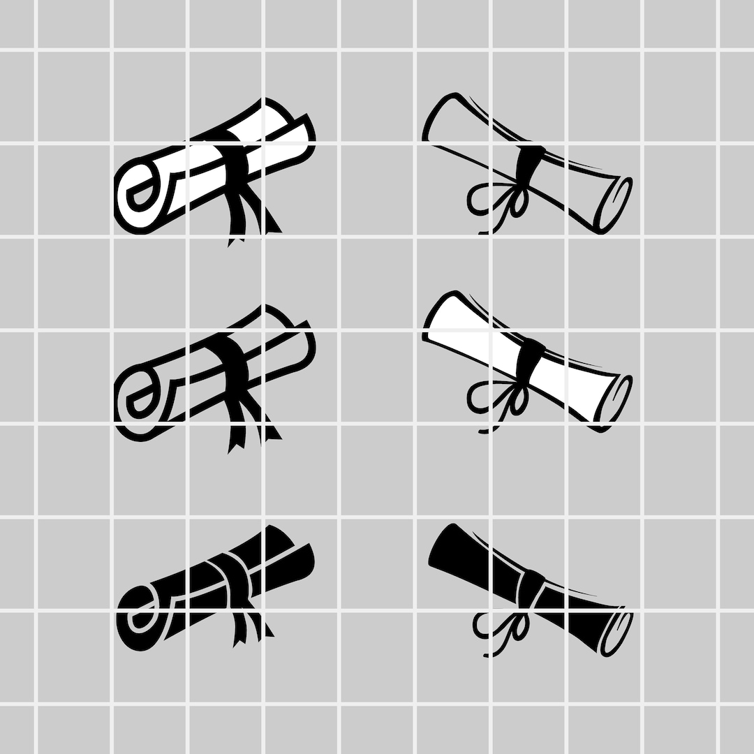 Graduation Certificate SVG. Diploma Png. Graduation Certificate Clipart ...