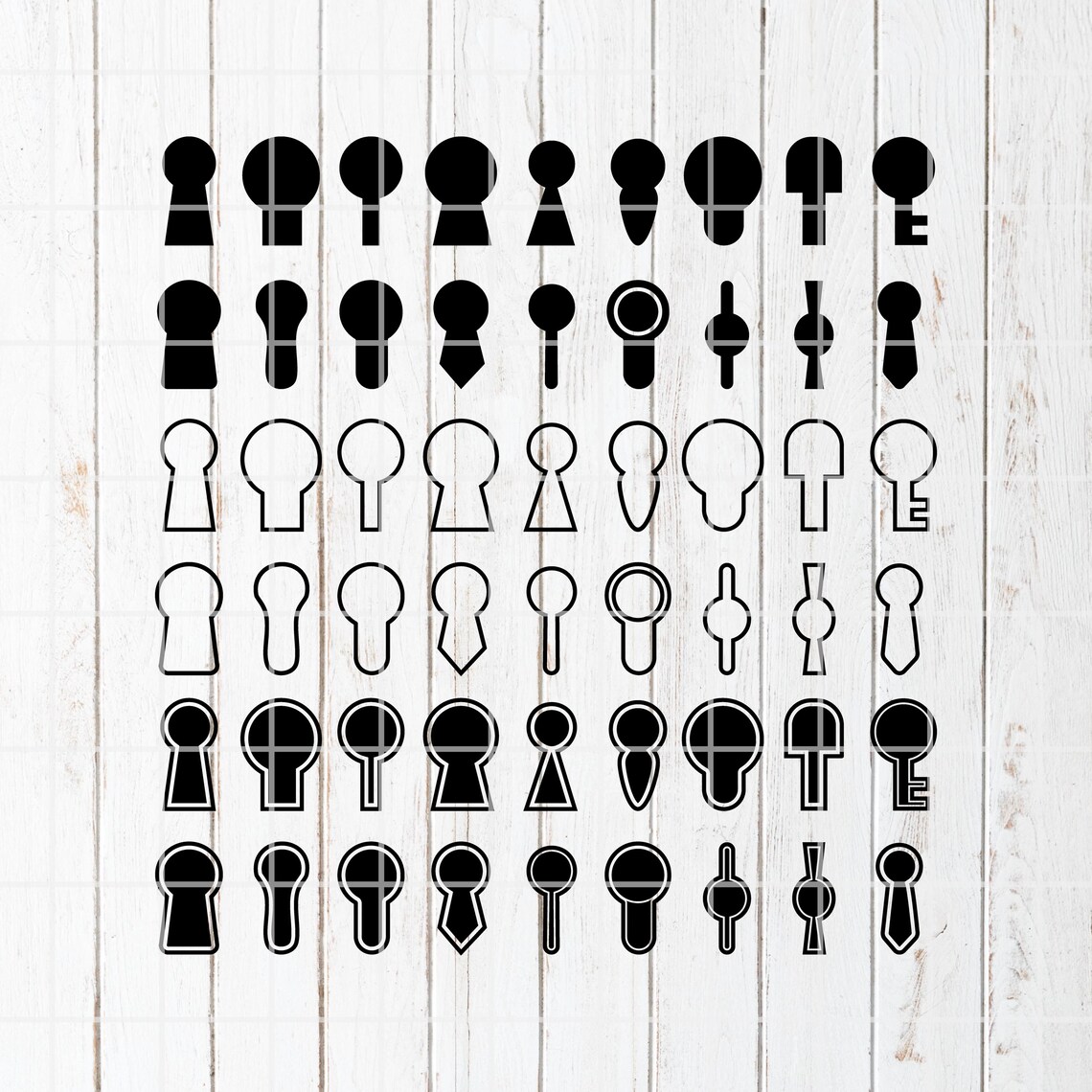 Keyhole SVG. Keyhole Png. Keyhole Cut File. Keyhole Clipart. Keyhole ...