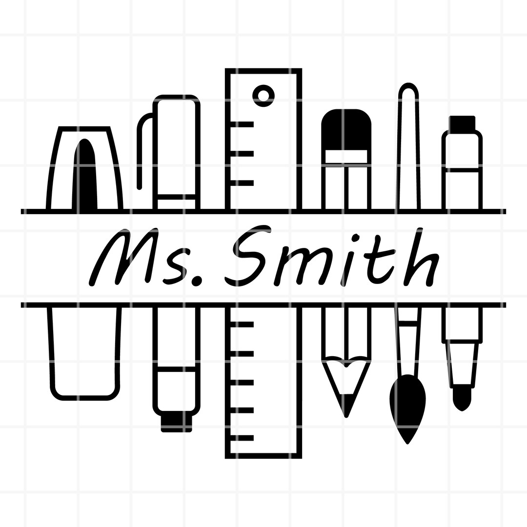 Teacher SVG. School Supplies Svg. School Svg. School Png. Teacher Png ...