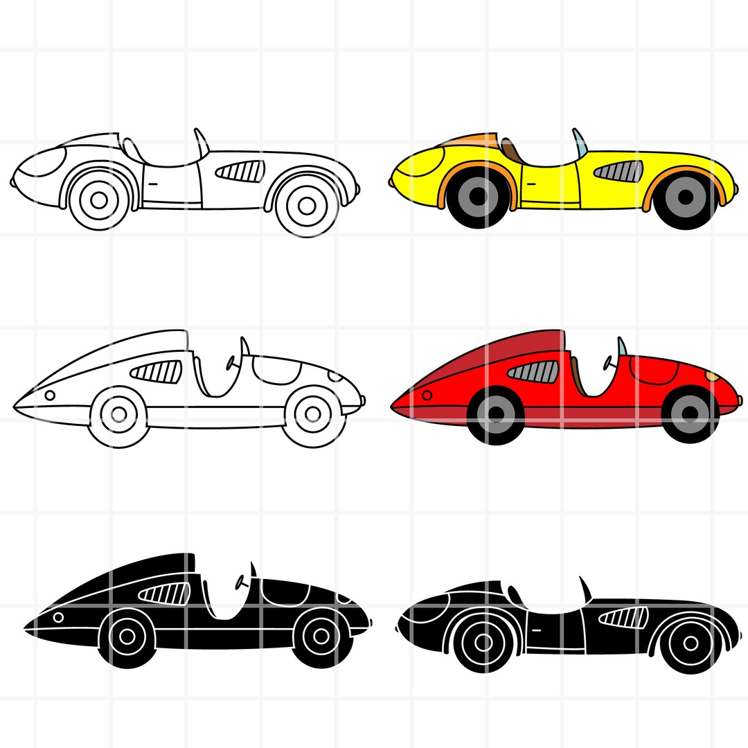 Racing Car SVG. Racing Car Png. Racing Car Clipart. Racing Car Cut File ...
