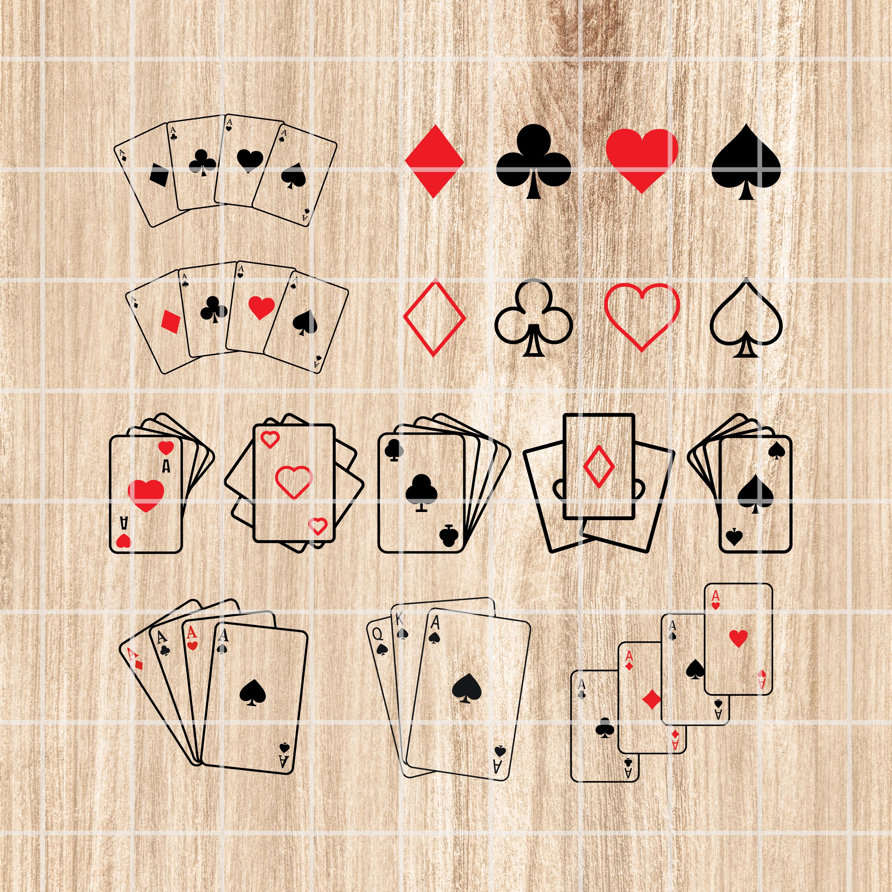 Playing Cards Svg. Poker Svg. Playing Cards Png. Poker Png. Playing ...