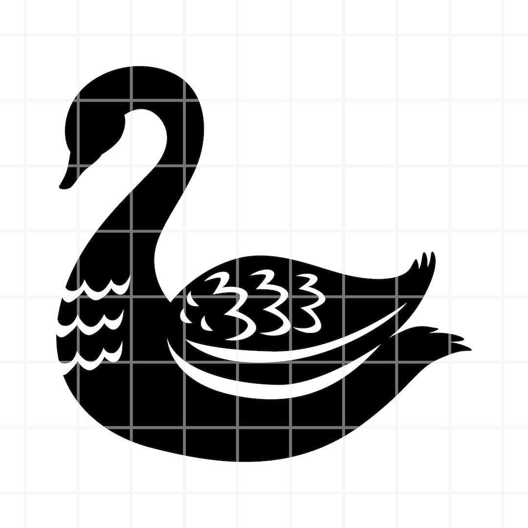 Swan SVG. Swan Clipart. Swan Cut File. Swan Cutting File. Swan Cricut ...