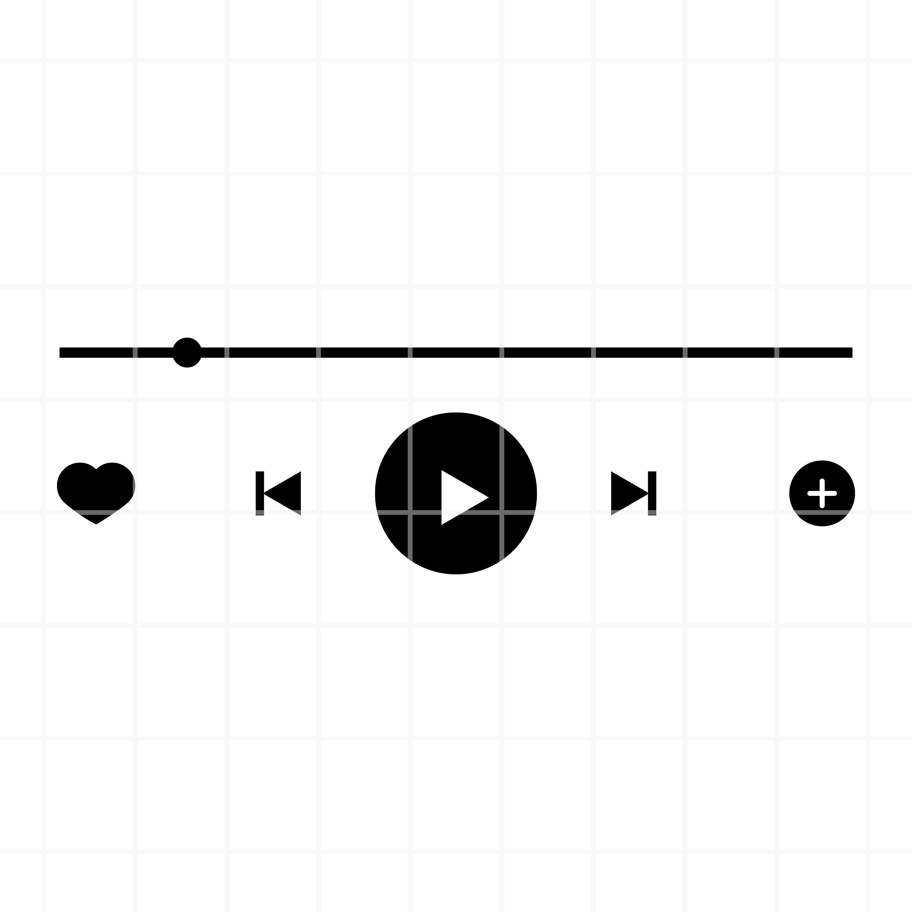 Music Player SVG. Audio Control Buttons SVG. Music Player Clipart ...
