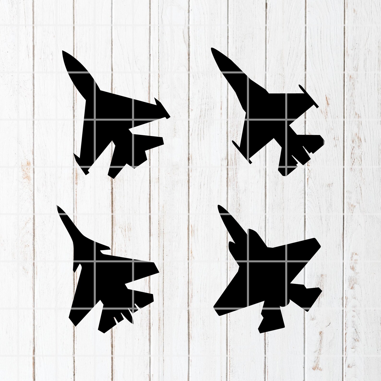Fighter Jet SVG Cut Files: Air Force Clip Art Set (digital Download) - Etsy