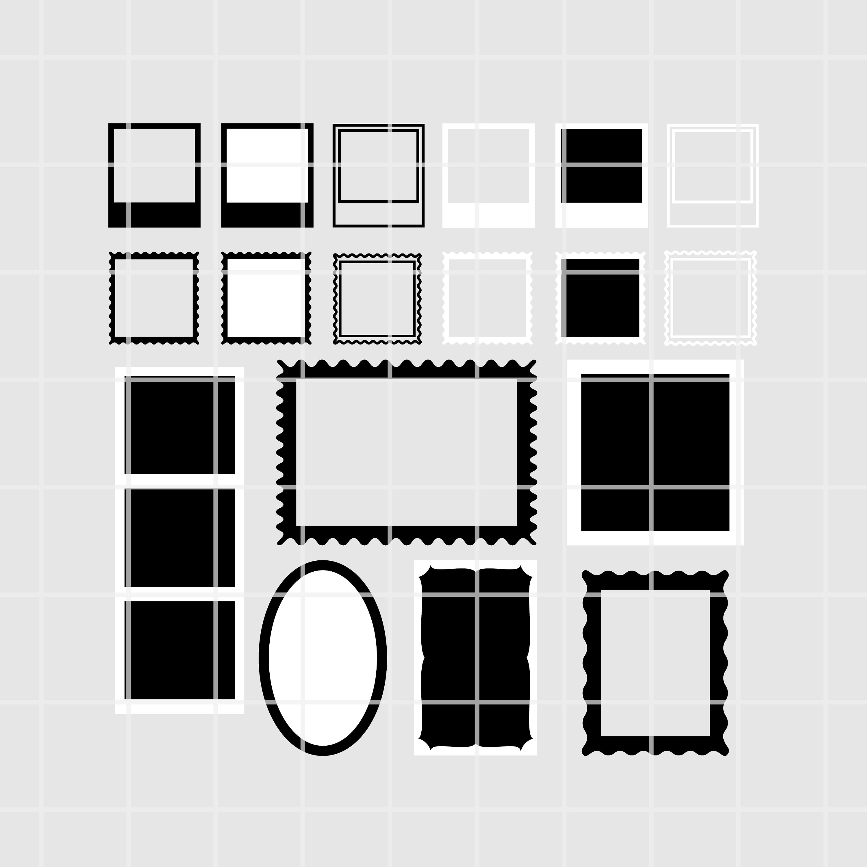 Retro Picture Frames SVG. Retro Picture Frames Png. Retro Picture ...