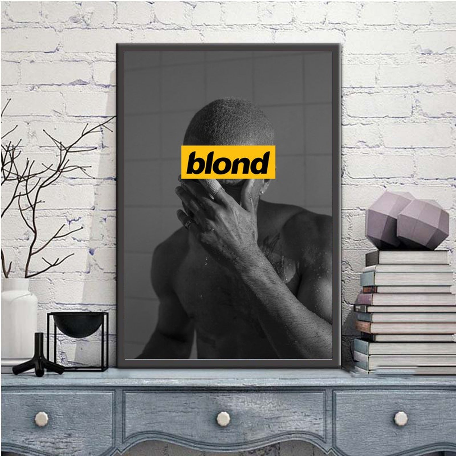 Frank Ocean Print Frank Ocean Poster Frank Ocean Blonde Poster | Etsy