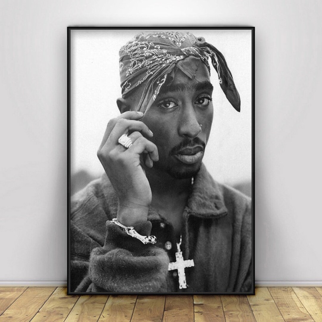 Tupac Amaru,shakur Poster Printable,hip Hop Poster,2pac Art Poster,rap ...