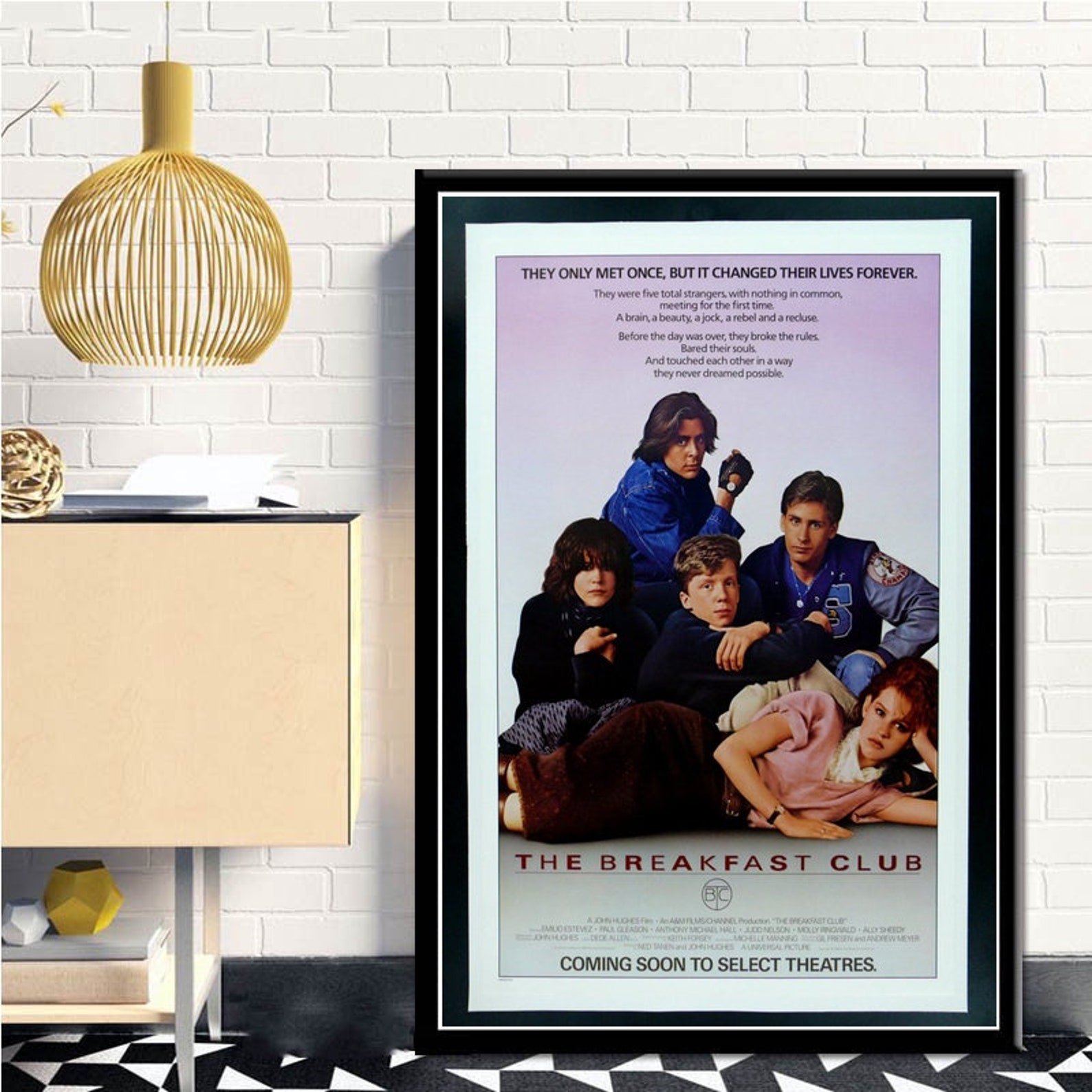 The Breakfast Club Vintage Movie Poster Wall Painting Retro | Etsy