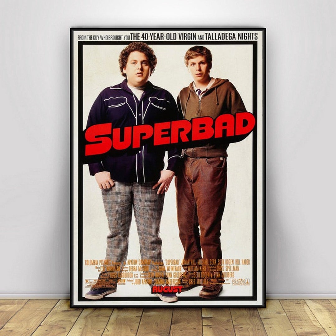 Superbad Movie Film Poster Print Wall Painting Home Decor Wall Art Home ...