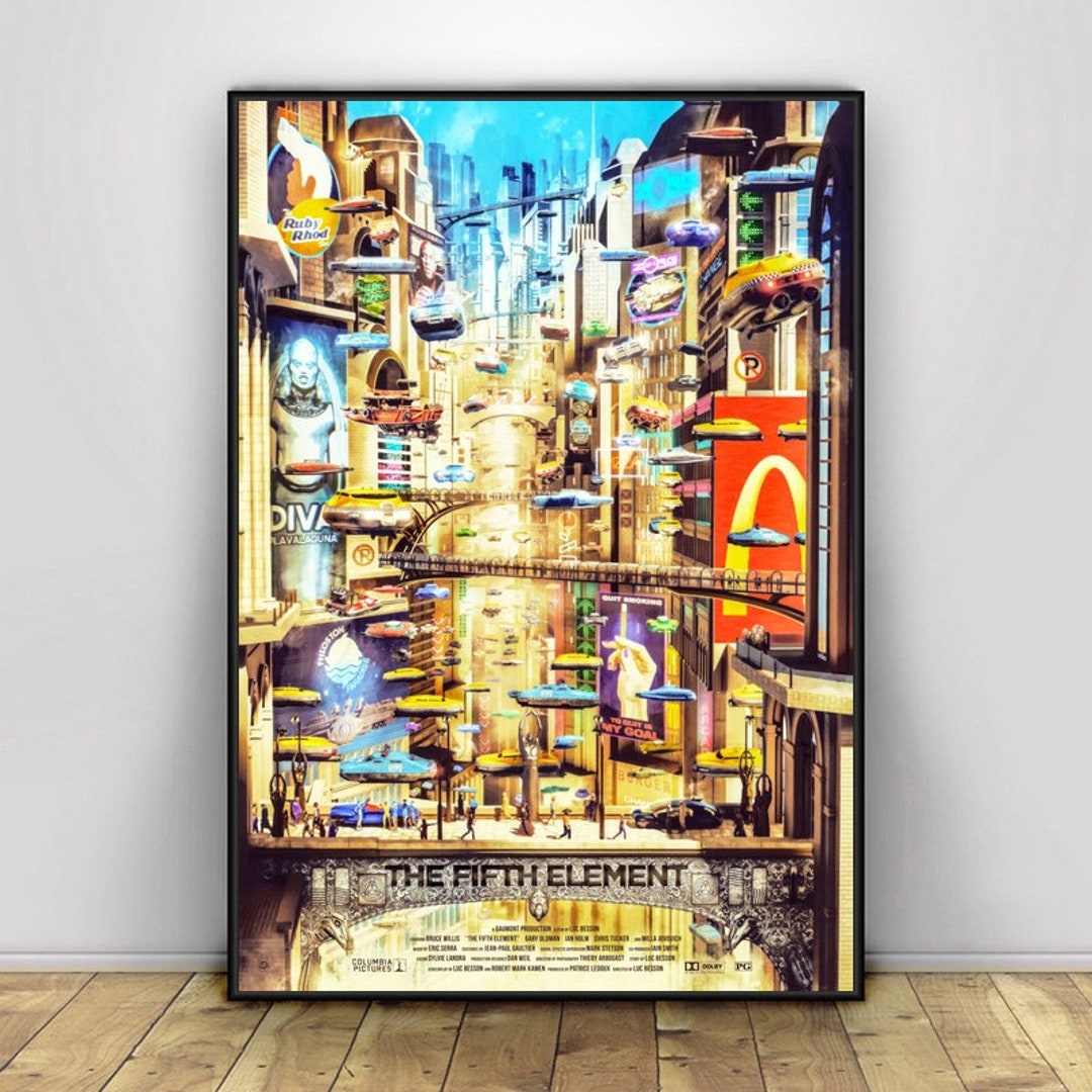 The Fifth Element Movie Poster Wall Painting Home Decor Poster Prints ...