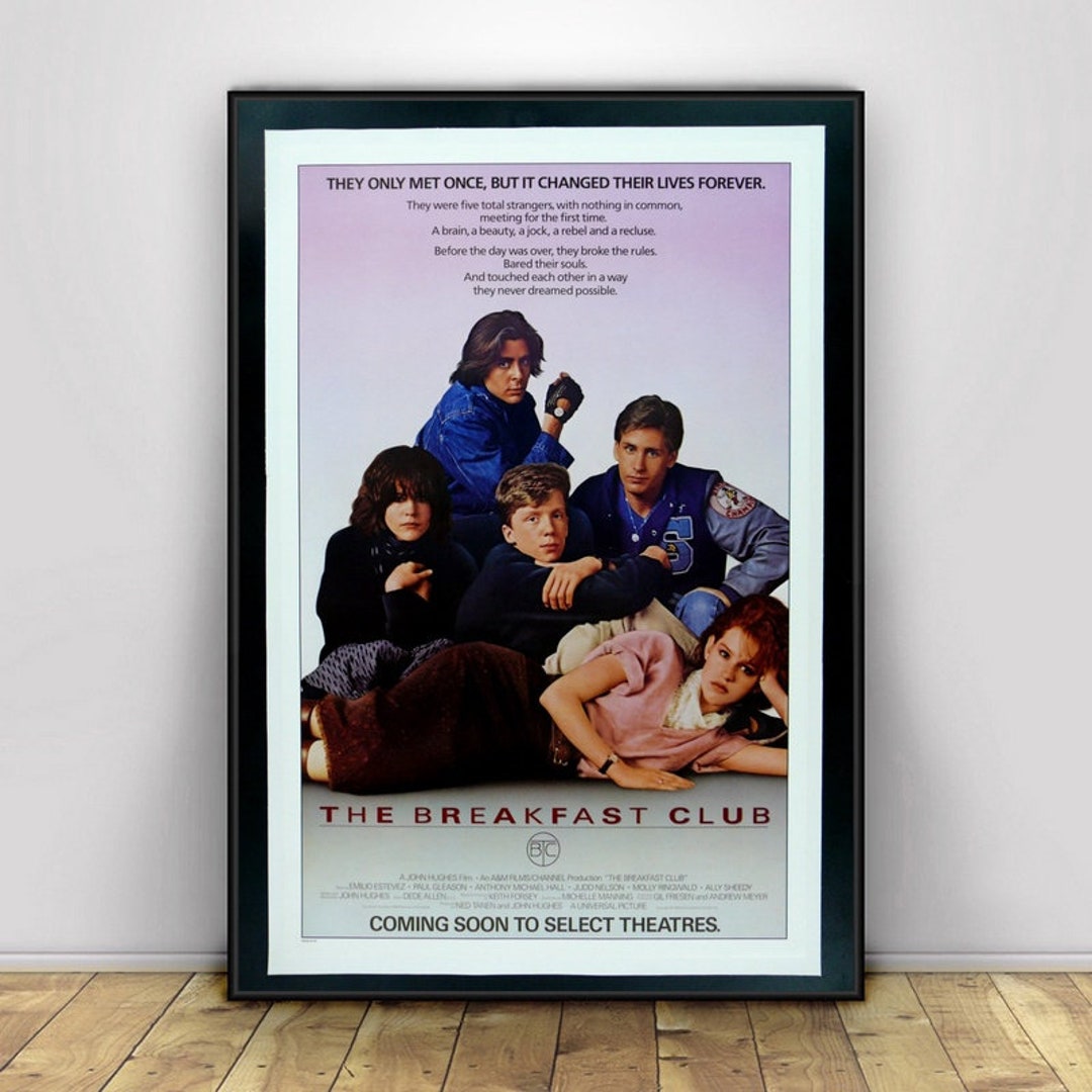 The Breakfast Club Vintage Movie Poster Wall Painting Retro - Etsy