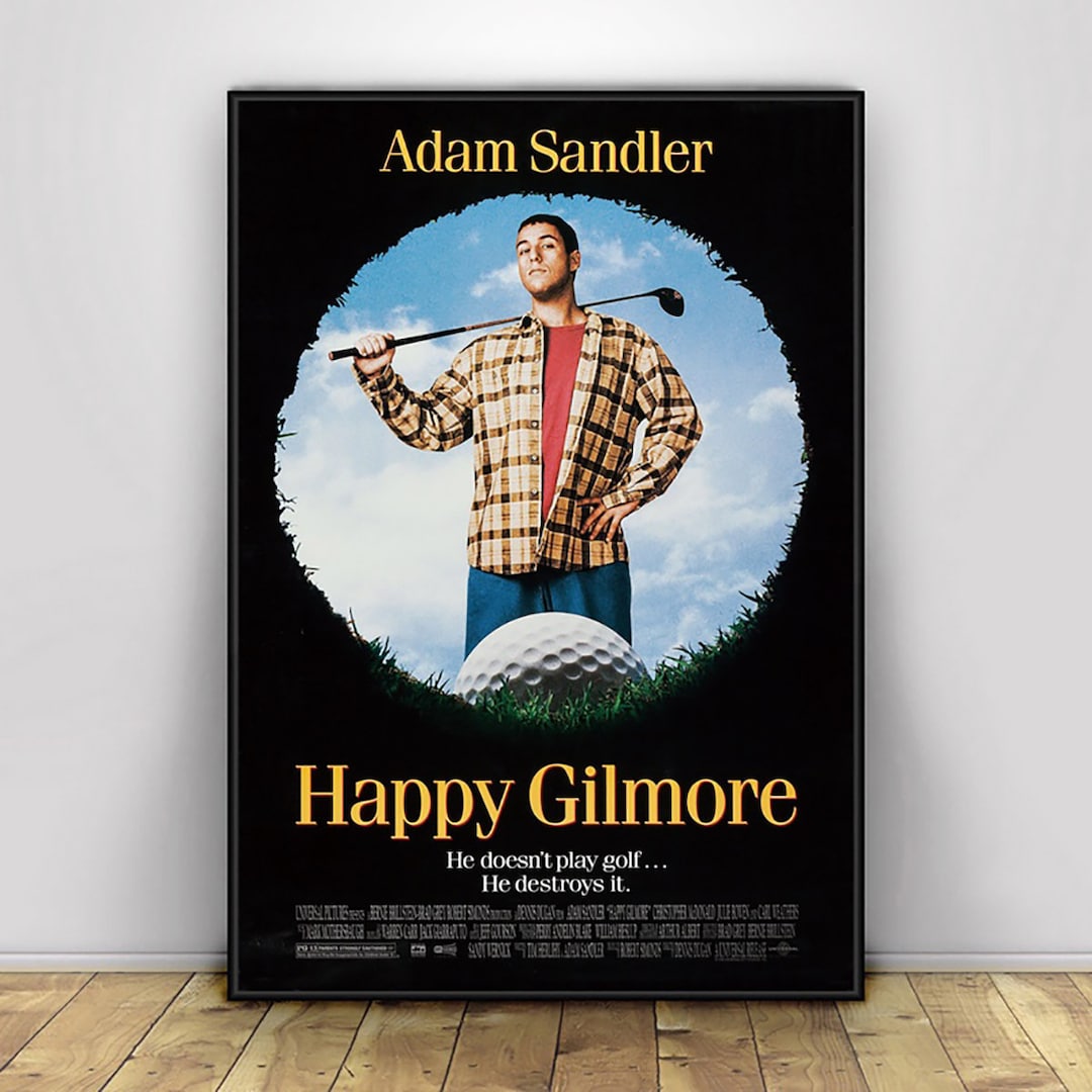 Happy Gilmore Movie Poster Wall Painting Poster Print Wall Art Home ...