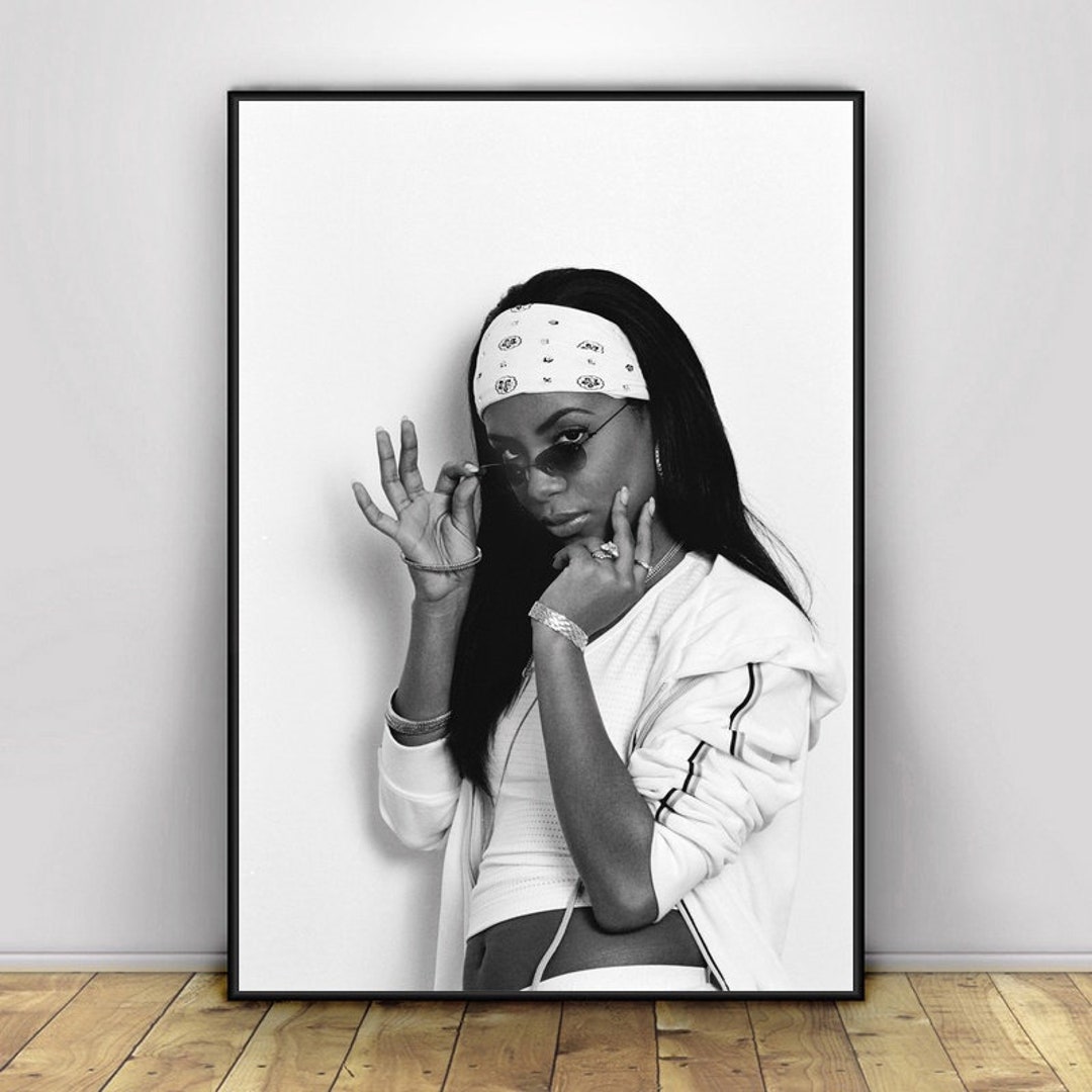 Aaliyah Poster Music Print Aaliyah Art Music Rnb Poster Hip - Etsy