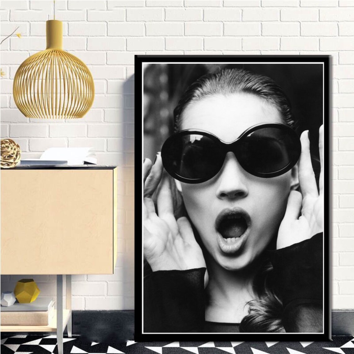 Kate Moss Poster Canvas Wall Art Fashion Print Kate Moss Print - Etsy