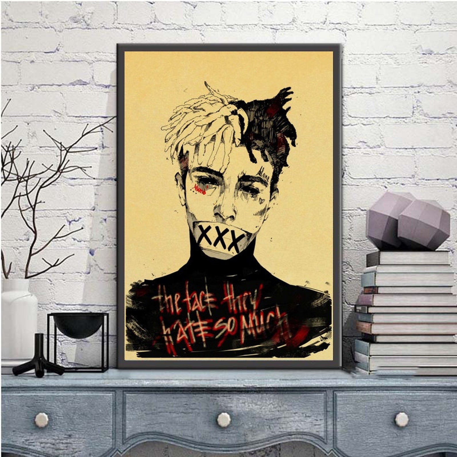 Xxxtentacion Poster American Rapper Retro Vintage Music | Etsy