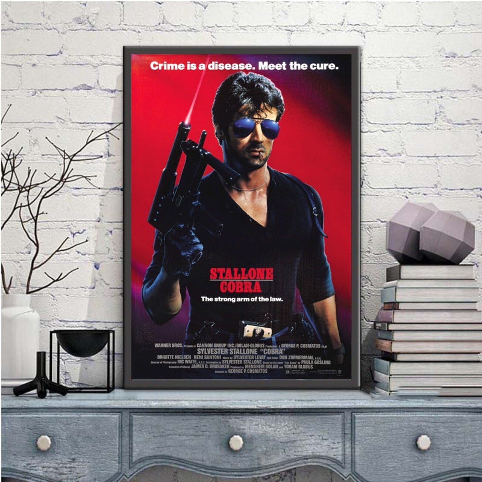 COBRA Movie Poster Wall Painting Retro Poster Prints Wall Art | Etsy