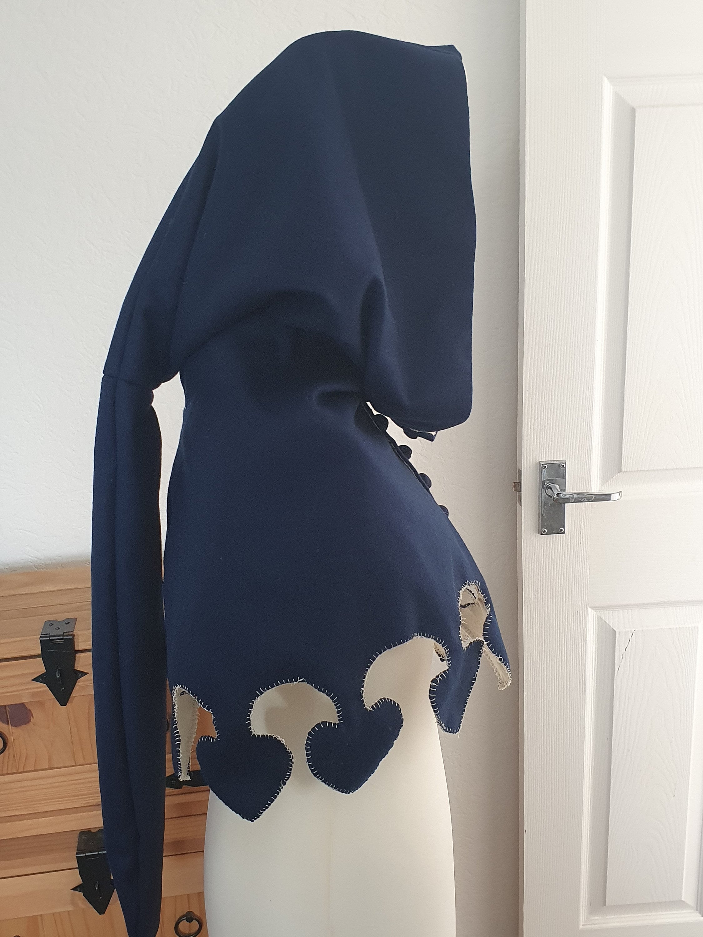 Custom Embroidered Medieval Hood MADE TO ORDER - Etsy