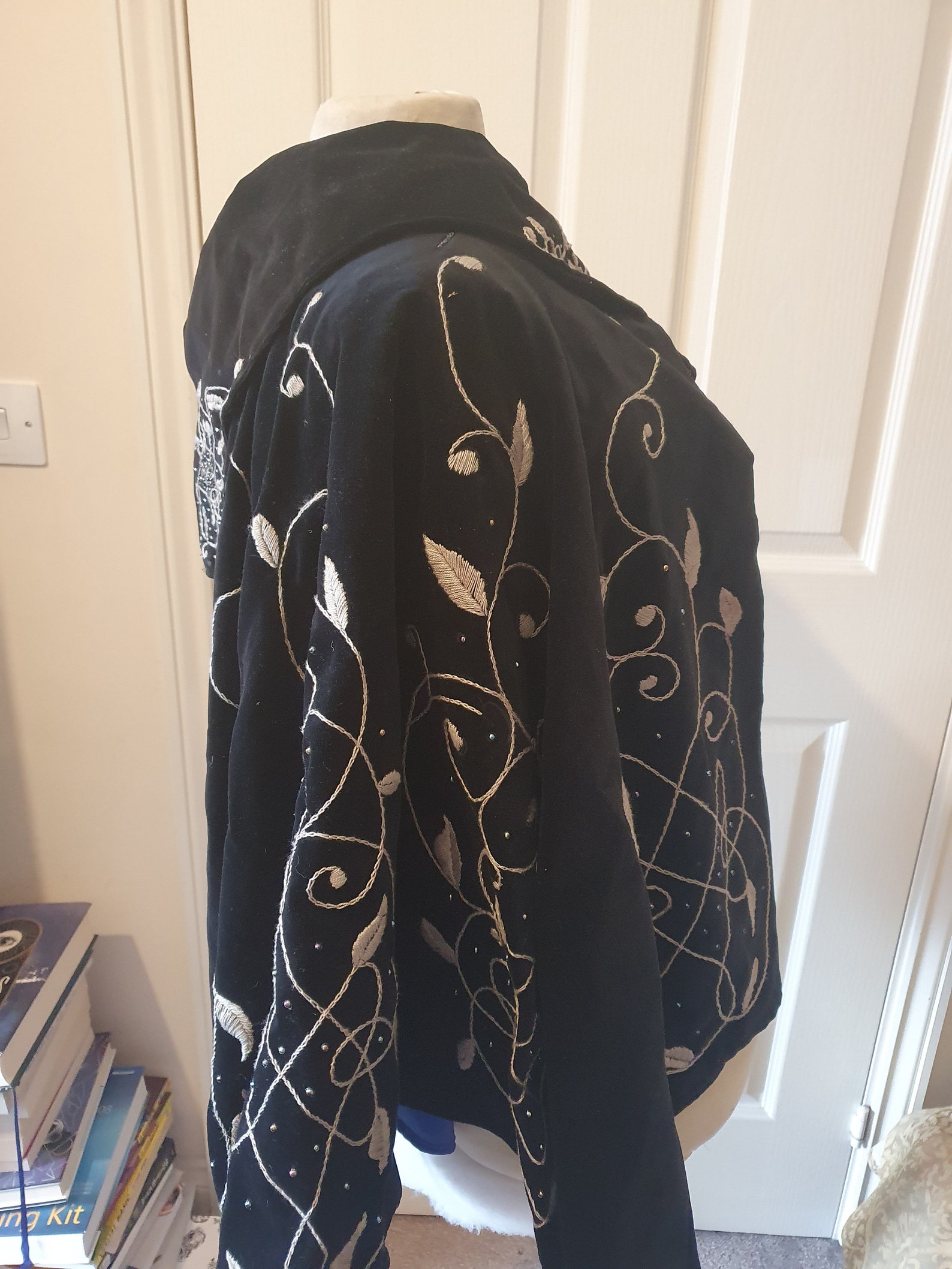 Custom embroidered short half cape/ fencing cape made to | Etsy